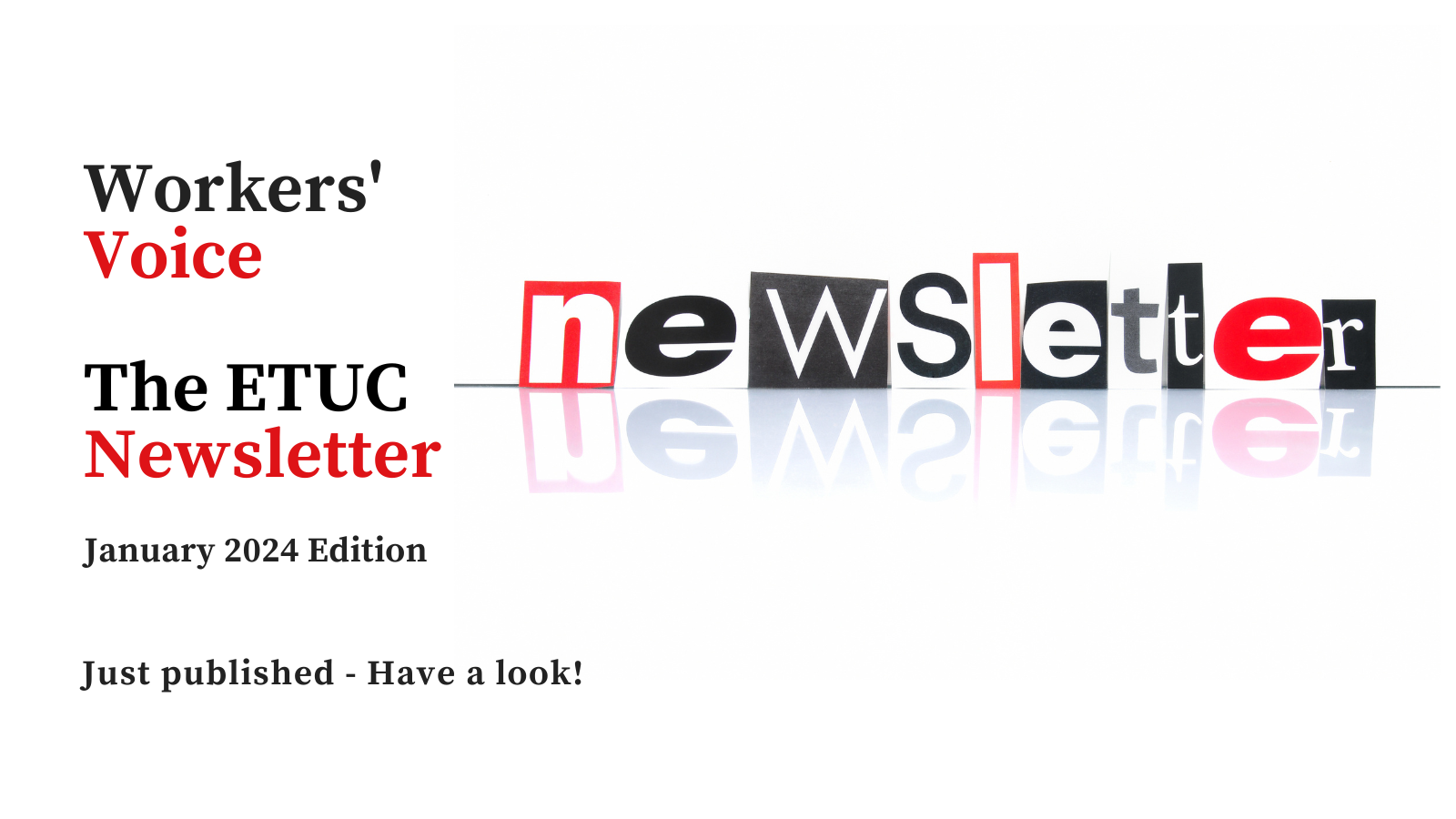 Workers' voice - The ETUC newsletter - January 2024 | ETUC